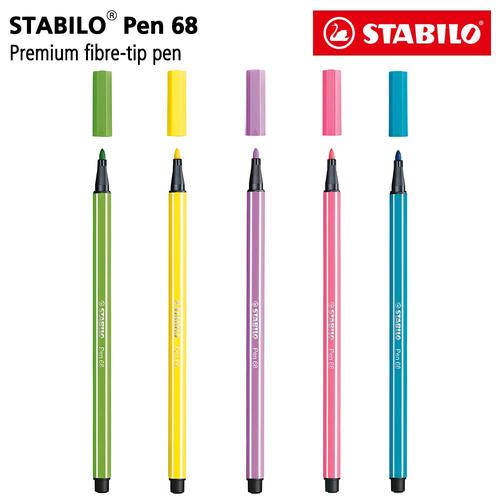 Jual STABILO Set 5 - Pen 68 Candy Color / Highlighter Marker Pen ...