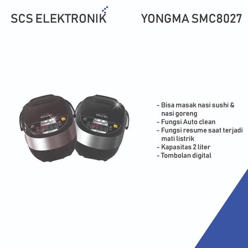 Jual Rice Cooker Yong Ma SMC 8027 [DIGITAL] - Abu-abu - Kota Medan ...