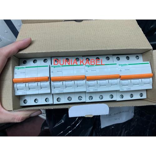 Jual MCB 3 Phase 3P Pole 50A / 63A A Ampere Schneider - 63 A - Jakarta ...