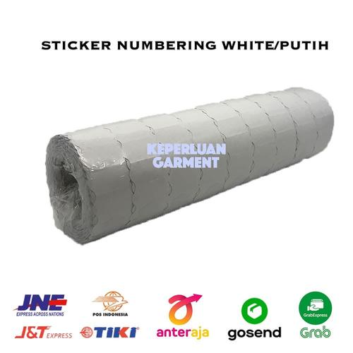 Jual Sticker Numbering (Putih/White) Per Roll (Isi 9pcs) - Jakarta ...