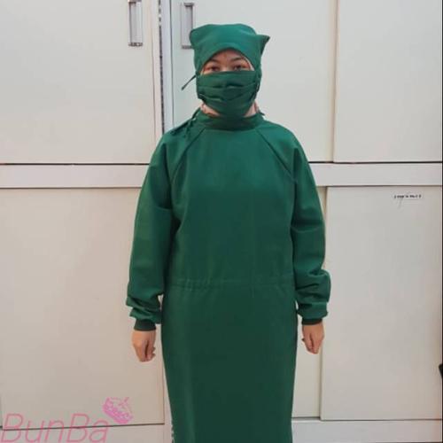 Jual BAJU OPERASI KAIN DRILL | BAJU OK | JUBAH OPERASI | SURGICAL GOWN ...