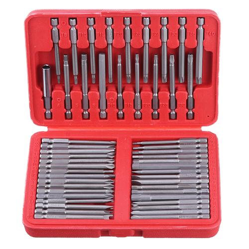 Jual Drillpro 50Pcs Screwdriver Bits Extra Long Reach Bit Set Torx Star ...
