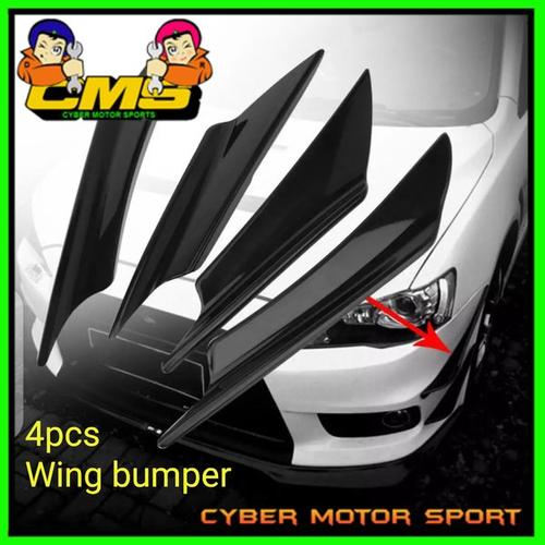 Jual Wing bumper universal. wing lips bumper mobil universal. winglet ...