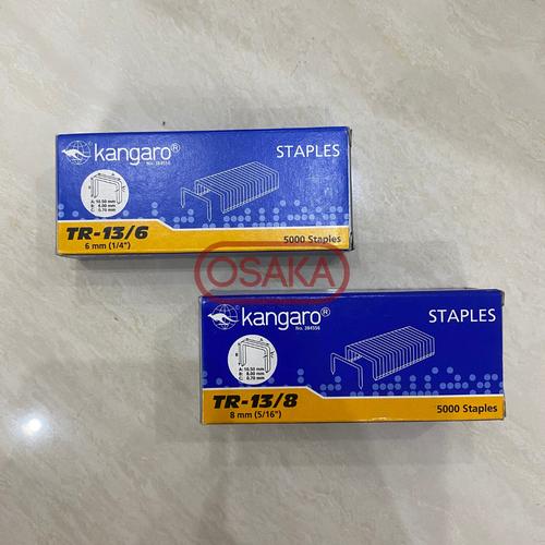 Jual Isi / Refill Stapler / Staples Tembak Gun Tacker Kangaro TR-13/8 ...