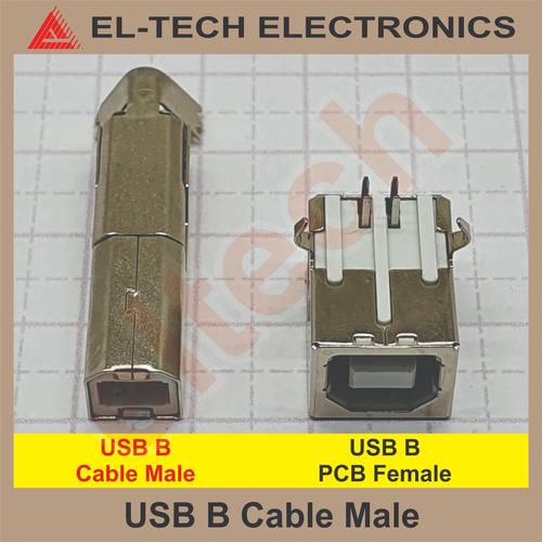 Jual USB B Cable Kabel Male Cover Penutup Metal - Kota Surabaya ...