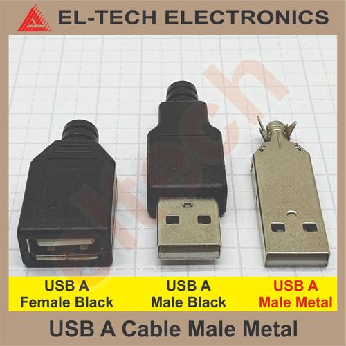 Jual USB A Cable Kabel Male Cover Penutup Metal - Kota Surabaya ...