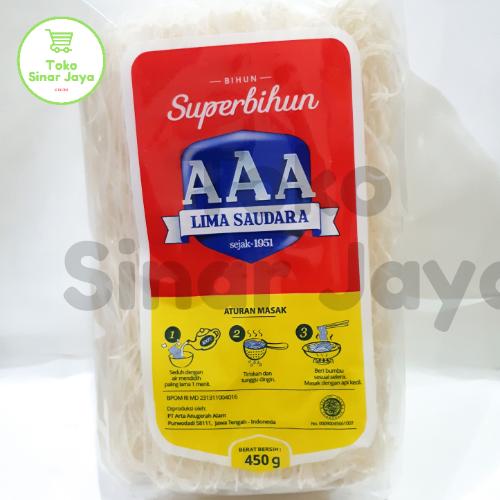 Jual Superbihun Bihun Cap AAA Lima Saudara 450 g - Jakarta Timur - Toko ...