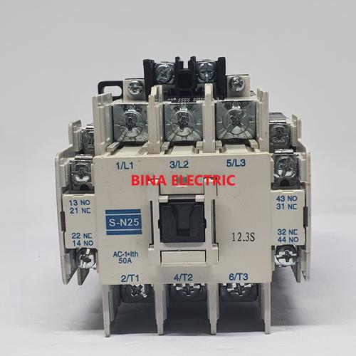 Jual Contactor Mitsubihsi S-N25 3P 35A / Kontaktor Mitsubishi SN25 SN ...