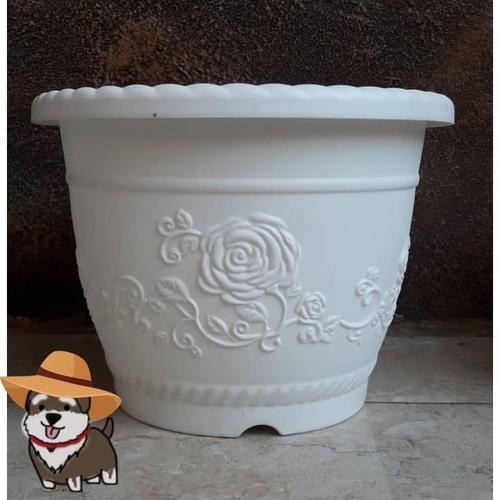 Jual Pot Tanaman / Pot Bunga Putih 60 cm - Glory - Jakarta Utara - Sam ...