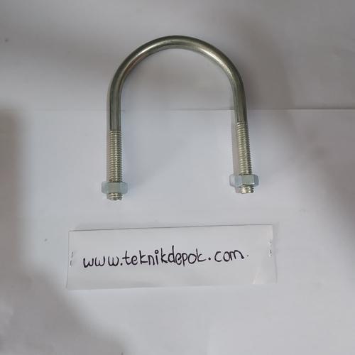 Jual Baut U Galvanis 3/8 x 6 Inchi Klem Pipa U Putih U Bolt Depok ...