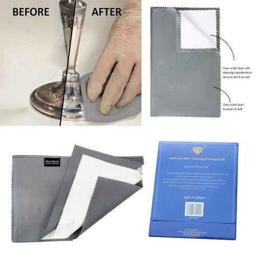 Jual Silver Polishing Cloth / Kain Pembersih Perhiasan 31 cm x 25 cm ...