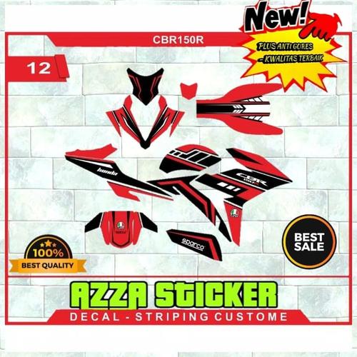 Jual Stiker decal motor CBR 150 Full body sticker motor decal CBR 150 ...
