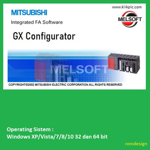 Jual GX Configurator Mitsubishi PLC Integrated Programming Tools ...
