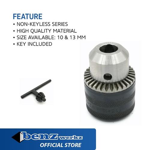 Jual Kepala Mesin Bor HQ Material / Chuck + Key by BENZ - Jakarta Pusat ...