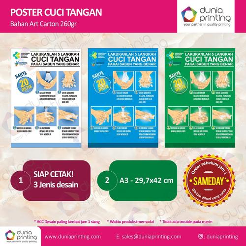 Jual Poster Cara Mencuri Tangan - New normal pencegahan covid 19 ...