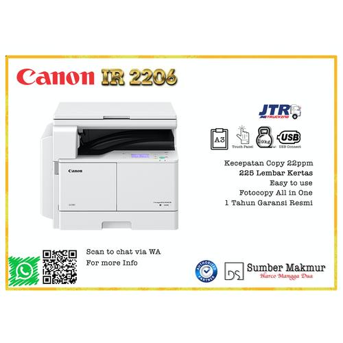Jual Mesin Fotocopy Canon IR 2206 Bergaransi Resmi - Jakarta Pusat ...