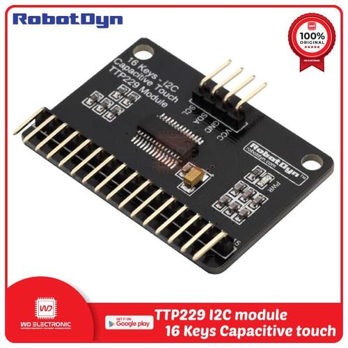 Jual RobotDyn TTP229 I2C 16 Keys Capacitive touch module - Kota Bandung ...