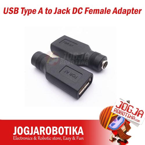 Jual Female USB Type A to Jack DC Female Adapter - Kab. Sleman ...