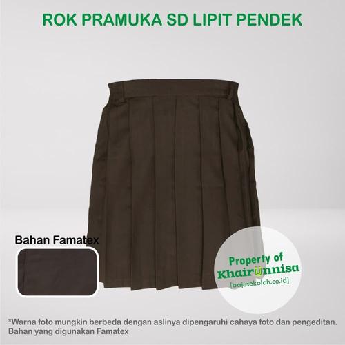 Jual SERAGAM SEKOLAH ROK SD PRAMUKA PENDEK - UKURAN 30 - Kota Makassar ...