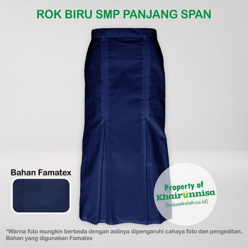 Jual SERAGAM SEKOLAH ROK SPAN BIRU SMP - UKURAN 36 - Kota Makassar ...