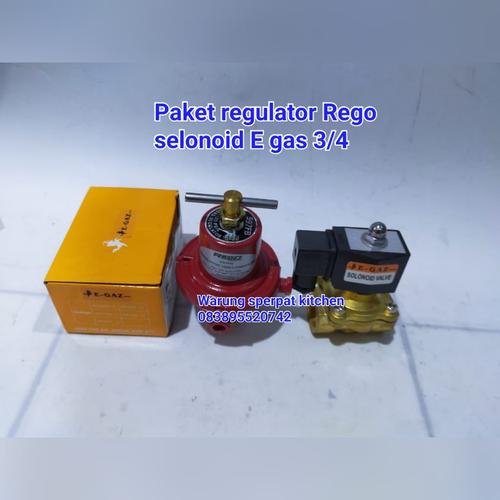 Jual paket Hemat Regulator Gas Merk Rego 597fb Selonoid Egas 3/4 ...
