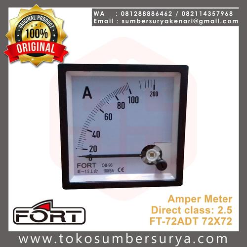 Jual Ampermeter Analog Direct FT-72ADT / Amper Meter FT72ADT Uk 72X72 ...