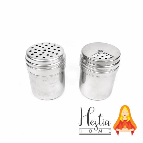 Jual Tempat Bumbu Dapur Stainless Steel Garam Lada Salt Pepper Tusuk ...