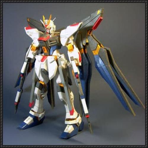 Jual DIY Papercraft ZGMF-X20A Strike Freedom Gundam Versi 3 - Kab ...