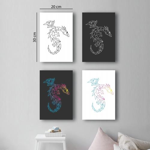 Jual Poster Minimalis Geometric Naga - Poster Kayu MDF - Kab. Tangerang ...