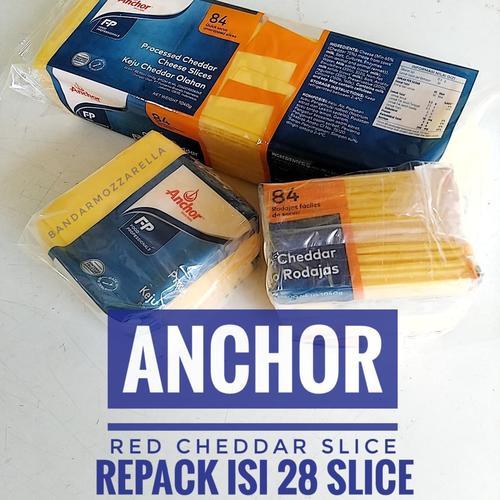 Jual Anchor Red Cheddar Slices Repack isi 28 Keju burger chedar - Kota ... Jual Anchor Red Cheddar Slices Repack isi 28 Keju burger chedar - Kota ...