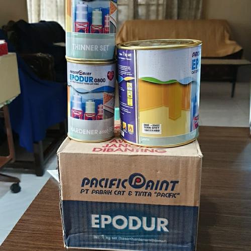 Jual Epoxy Epodur 0800 1 kg Thinner Hardener Pacific Board - Jakarta ...