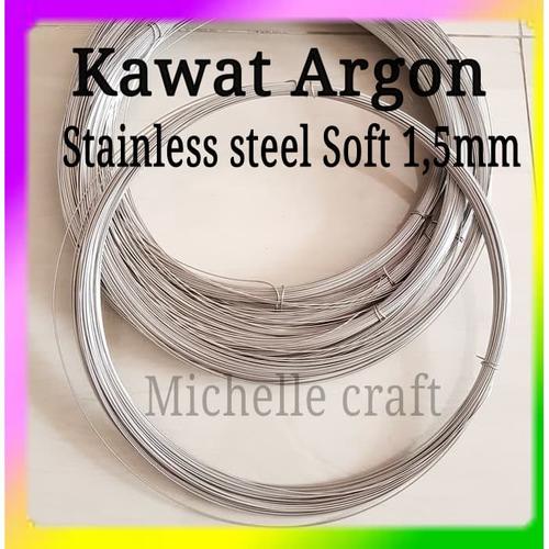 Jual Kawat Las Stainless Steel 1.5 mm Soft Kawat Argon Las stainless ...