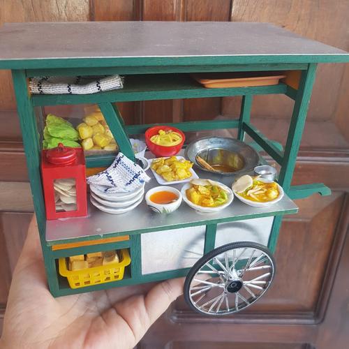 Jual Miniature Indonesian cart (Gerobak Tahu Campur) - Kab. Buleleng ...