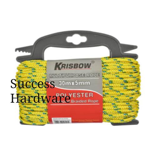 Jual KRISBOW 5MM X 30MTR TALI POLIESTER DOUBLE ROPE POLYESTER 5MMX30M ...