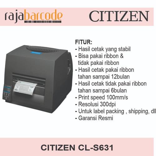 Jual Barcode Printer Citizen CL-S631 300dpi - Jakarta Barat - RajaBarcode | Tokopedia