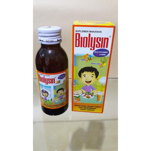 Jual BIOLYSIN Multivitamin Lysine rasa Jeruk isi 100 ml - Jakarta Utara ...