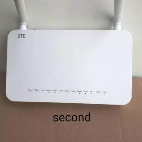 Jual MODEM ONT ZTE versi 3 ROUTER ACCESS POINT BEKAS - V3 port hijau ...