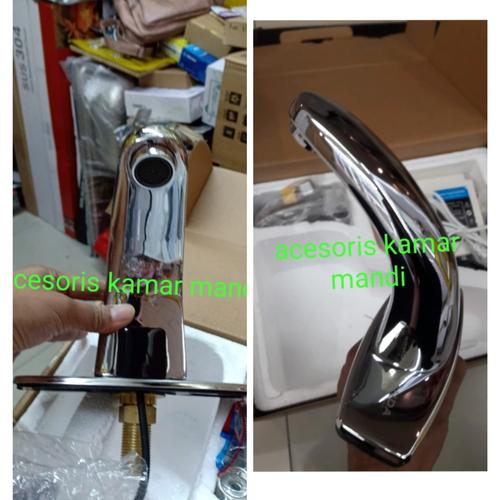 Jual kran wastafel sensor automatis/kran cuci tangan sensor merk onda ...