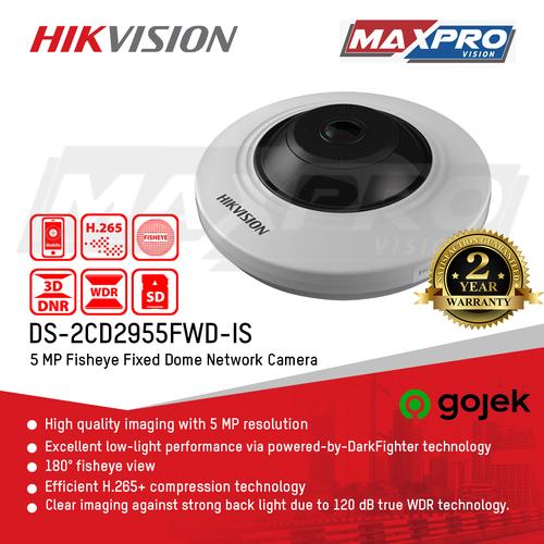 Jual IP CAMERA FISH EYE HIKVISION DS-2CD2955FWD-IS - Jakarta Barat ...