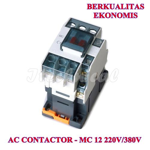 Promo METASOL CONTACTOR MC-12B 220V 380V / MAGNETIC KONTAKTOR INSCOM MC ...