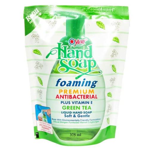 Jual YURI Hand Soap Foaming Green Tea 375ml HSA981993A - Jakarta Utara ...