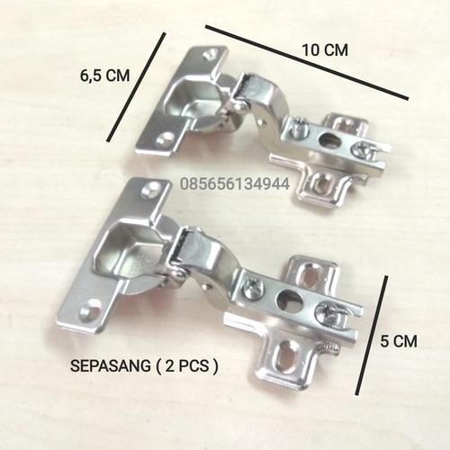 Jual Engsel Huben 1/2 Bengkok / Engsel Sendok Setengah Bengkok Pintu ...
