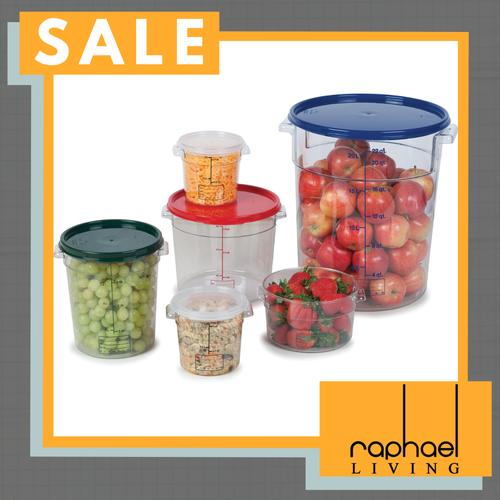 Jual ROUND FOOD STORAGE CONTAINER WITH LID / TEMPAT PENYIMPANAN MAKANAN ...