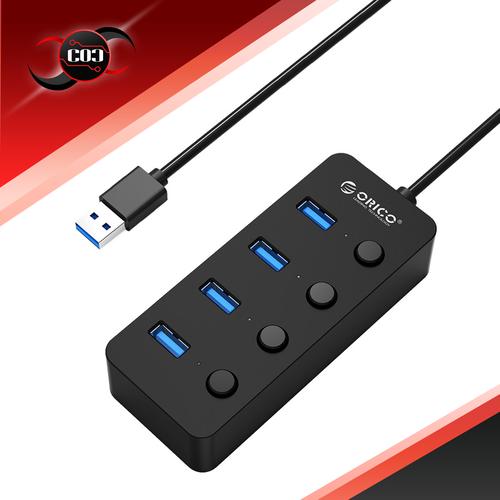 Jual Orico W9PH4-U3 - Super Speed USB HUB 4 Port With Power Switches ...