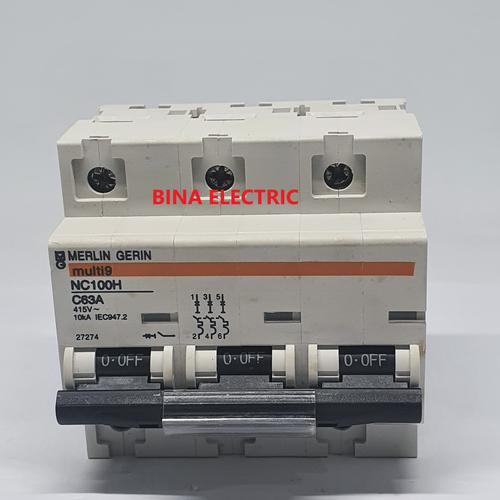 Jual MCB Multi9/Multi 9 Merlin Gerin NC100H 3P 63A / MCB Merlin Gerin 63A - Jakarta Pusat - Bina ...
