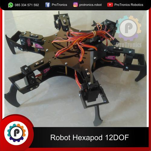 Jual Robot Berkaki Hexapod Spider 12 DOF include Servo - Kota Surabaya - ProTronics | Tokopedia