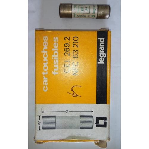 Jual Legrand Cartridge Fuse 500V/100KA (10.3x38 mm ) Type : AM 4A , 6A ...