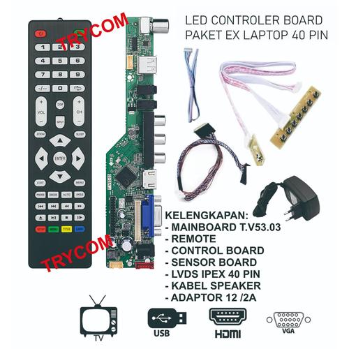 Jual UNIVERSAL LED BOARD HEMAT PAKET EX LAPTOP - komplit - Kota ...