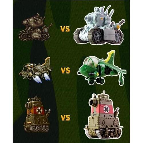 Jual Metal Slug Model Kit 1/35 Slug Tank Robot Gunner Slug Flye 1 set ...