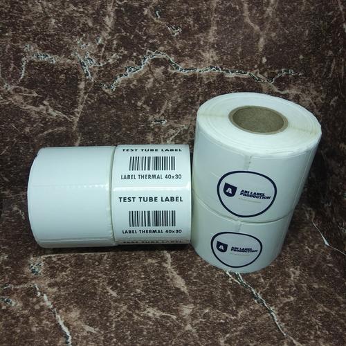Jual LABEL THERMAL 40x30mm - TEST TUBE LABEL THERMAL 40x30 - Blank ...
